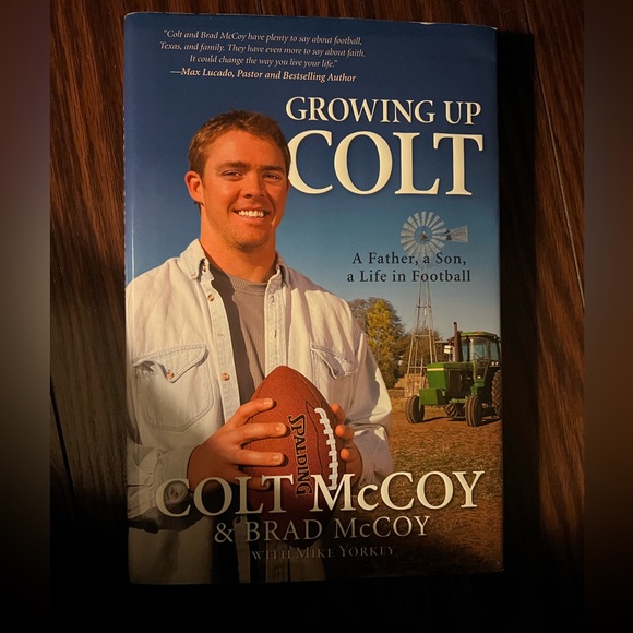 Other | Growing Up Colt Hardcover Book By Colt Mccoy | Poshmark